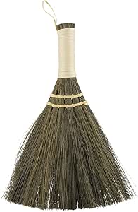 Amazon.com: Zerodis Small Whisk Broom, Handheld Mini Manual Straw ...