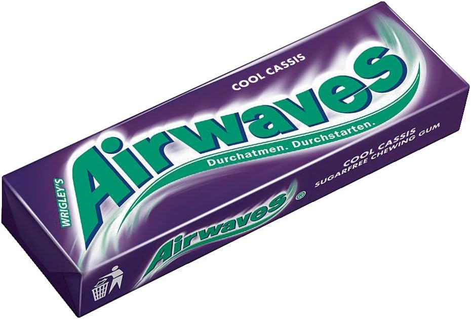 Amazon.com: Airwaves Cherry Menthol Gum. Case of 30 Packs : Grocery ...