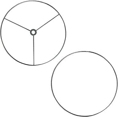 I Like That Lamp Wire Lamp Shade Rings with US Style Spider Fitter (12 ...