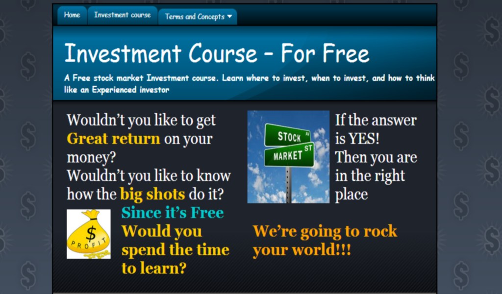 Investment Course for Tablets - App on Amazon Appstore