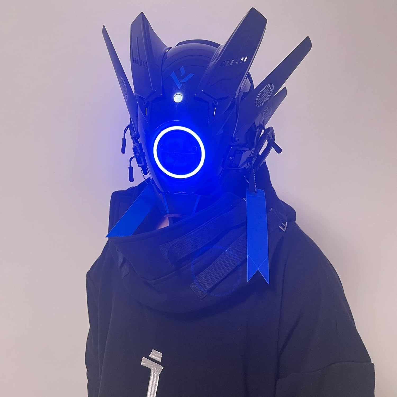 Buy Sunery Punk Mask Helmet mit LED,Tech Future Full Face Mask Cosplay ...