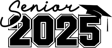 Amazon.com: SEC Apparel Senior 2025 Iron On Patches Decals Transfers ...