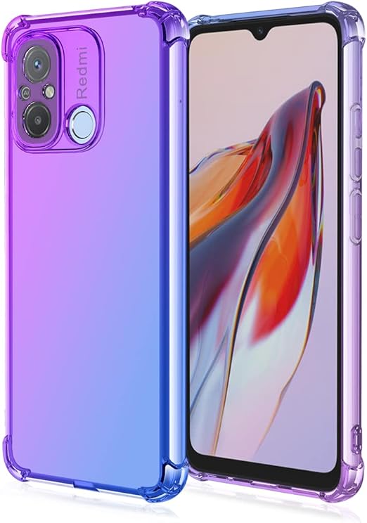 DABUNA Funda para Xiaomi Redmi 12c Case Uso Rudo,Transparente Colores ...