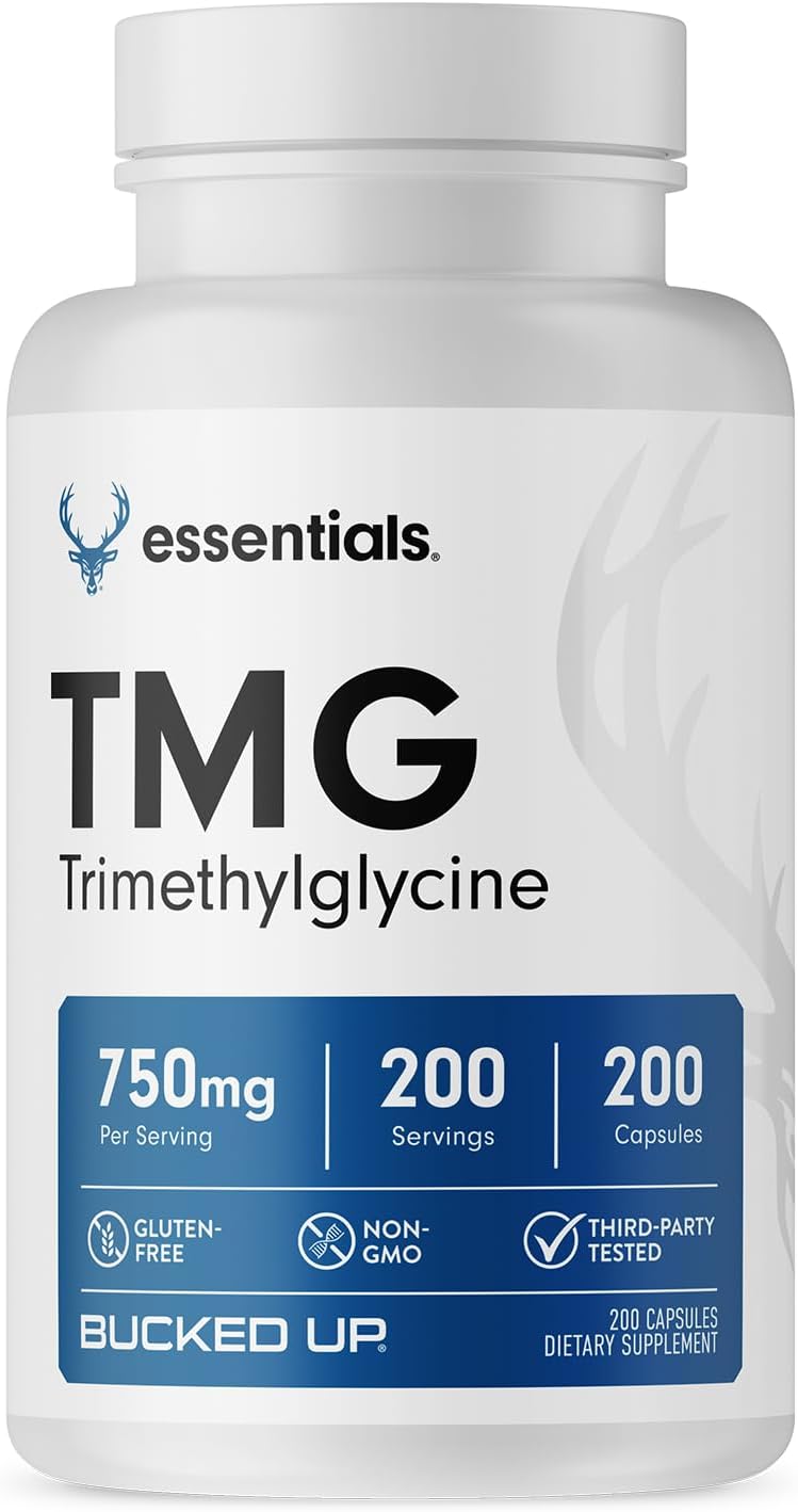 Amazon.com: Bucked Up TMG Capsules | Trimethylglycine Supplement - TMG ...