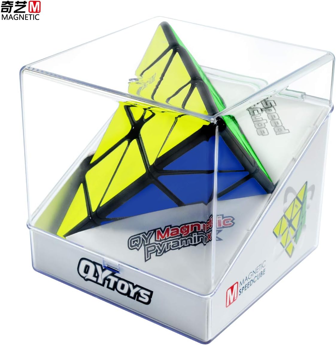 QY TOYS M Series Rubix 3×3 Pyraminx Speed Cube Pyramid Smooth Stickers ...