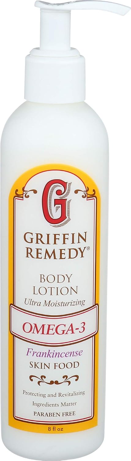 Amazon.com : Griffin Remedy Omega 3 Skin Food Frankincense Lotion, 8 Fz ...