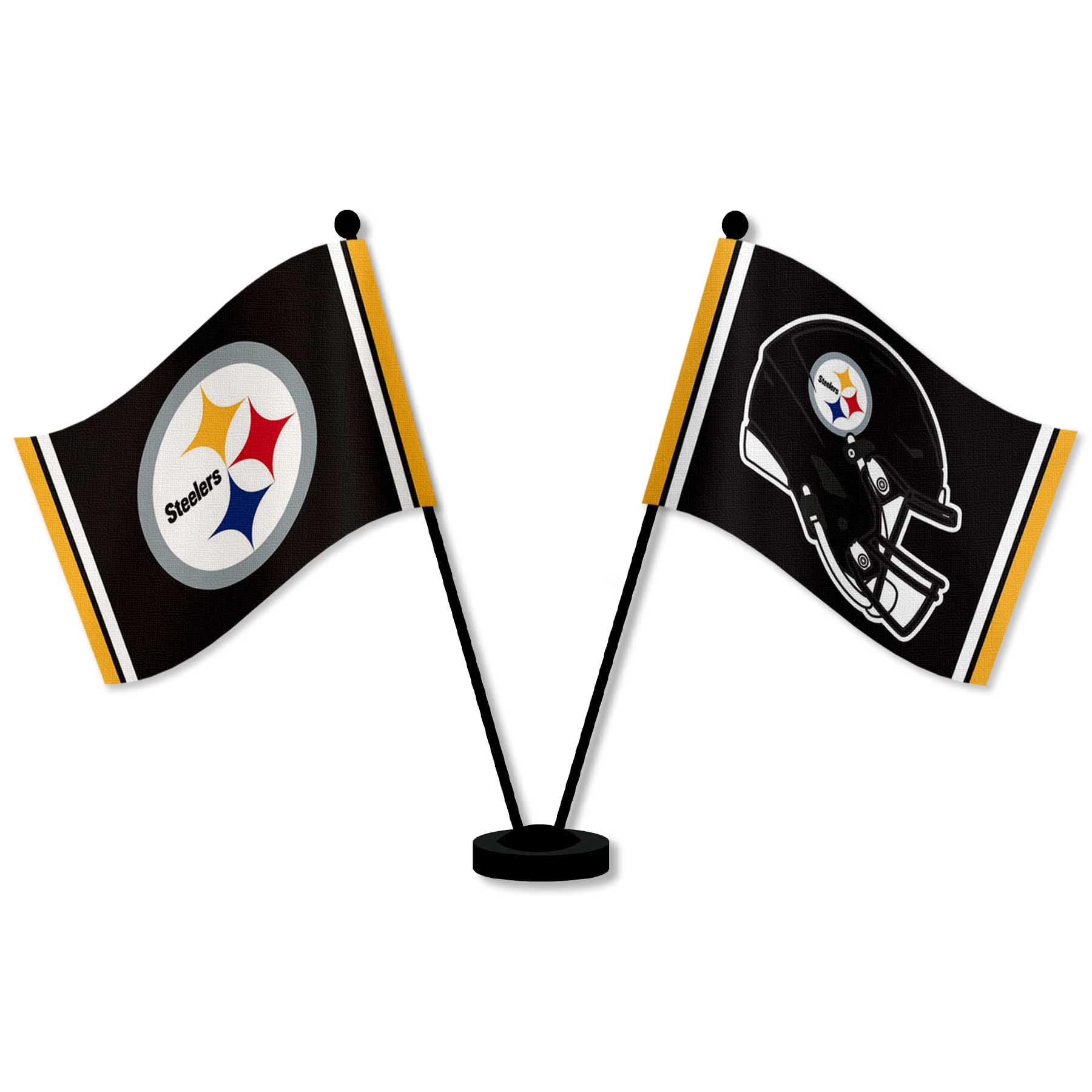 Amazon.com: WinCraft Pittsburgh Steelers Desk and Table Top Flags ...