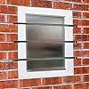 DIY Window Security Bars Pack of 6 Items (20mm x 750mm, White) : Amazon ...
