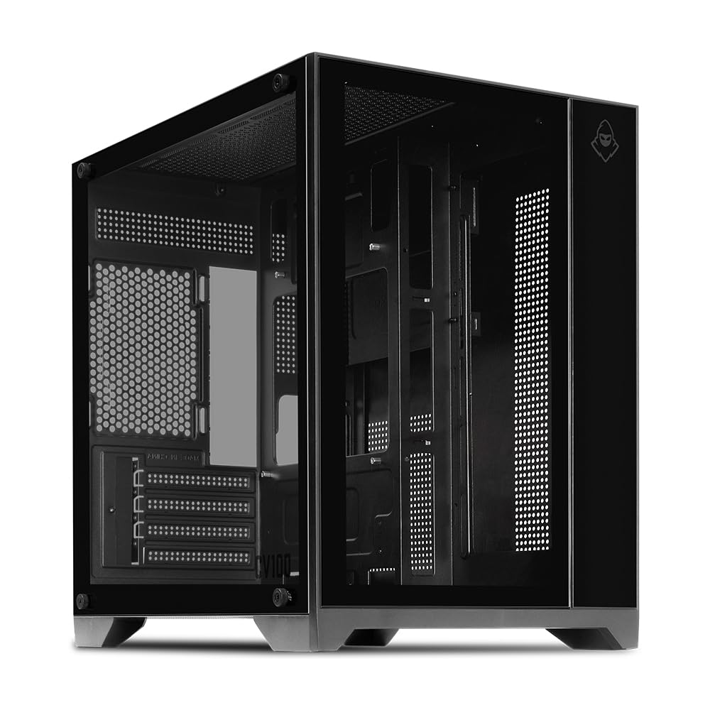 Gabinete Gamer Mancer CV100 | Mid-Tower | Tipo Aquário | Vidro ...