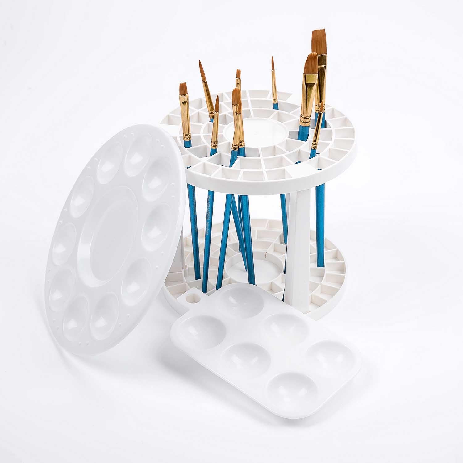 Amazon.com: Vencer Paint Brush Organizer Holder with 10 PCS Artist ...