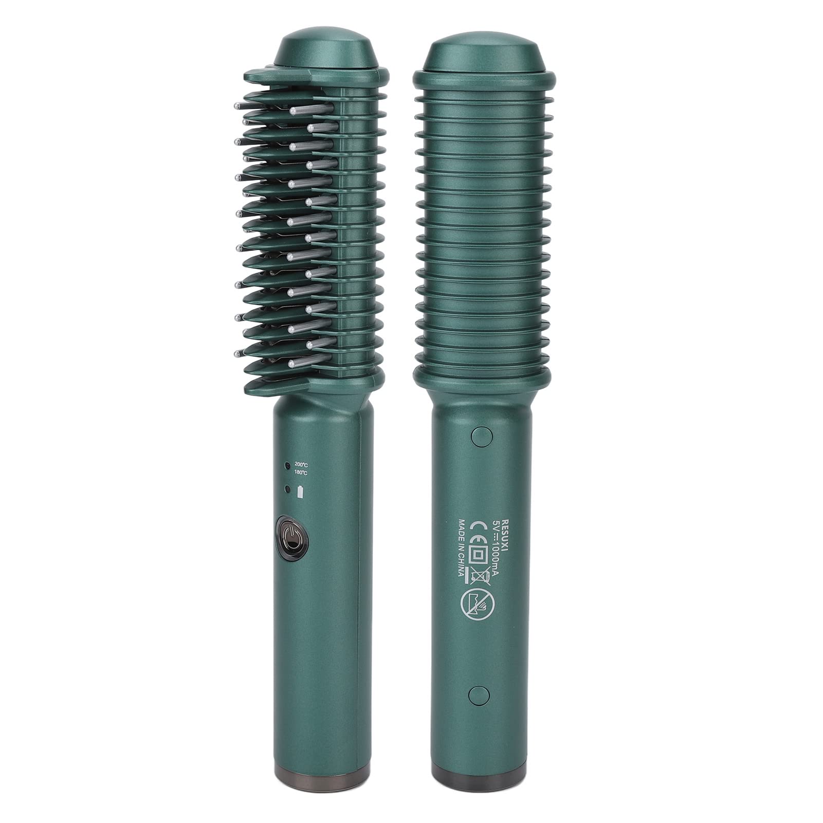 Hot Brushes for Hair Styling,Cordless Curling Brush Rechargeable USB ...