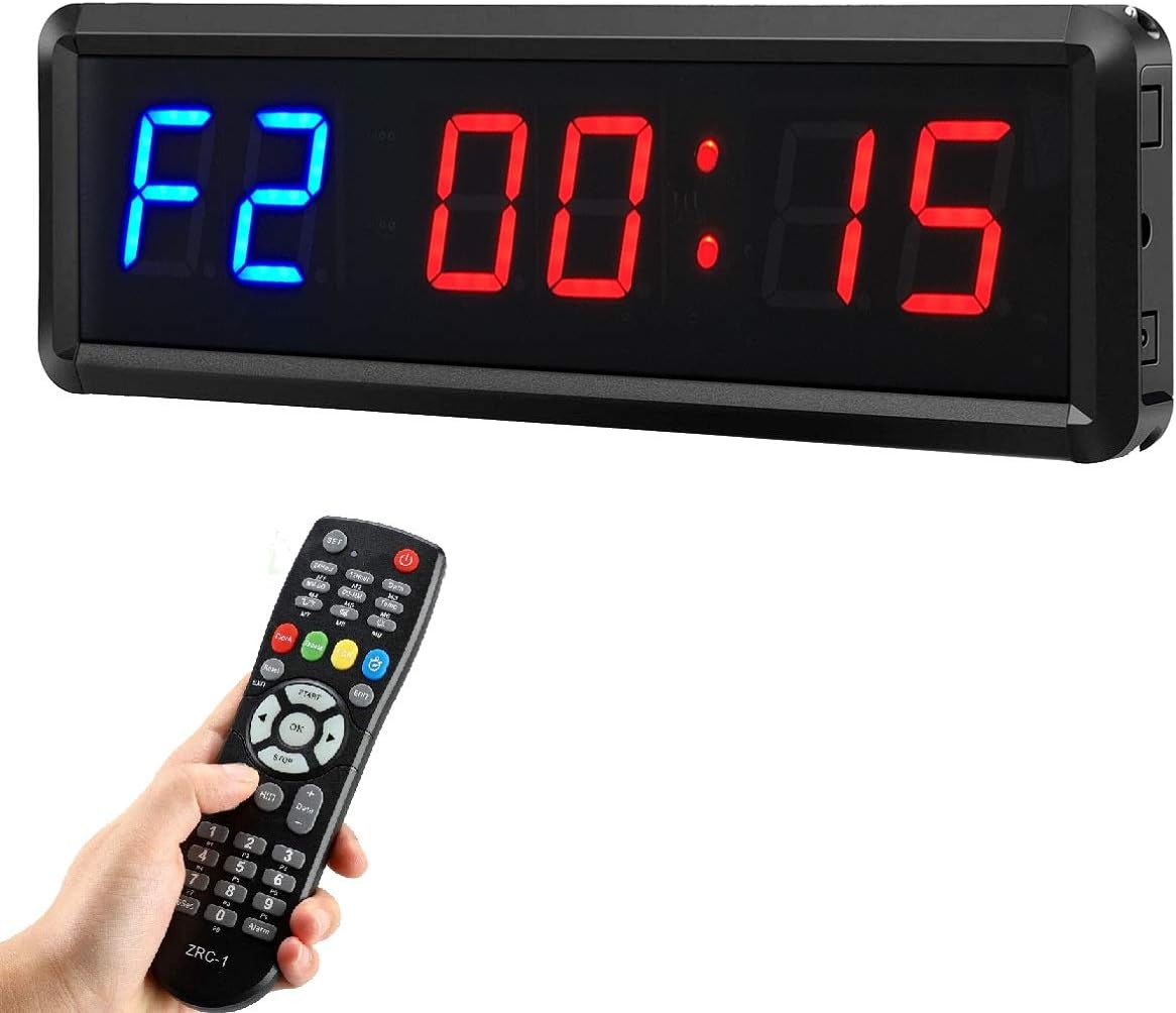 Gym Flooring For Home Gym 26" Mega Gym Timer Clock - Programmable ...