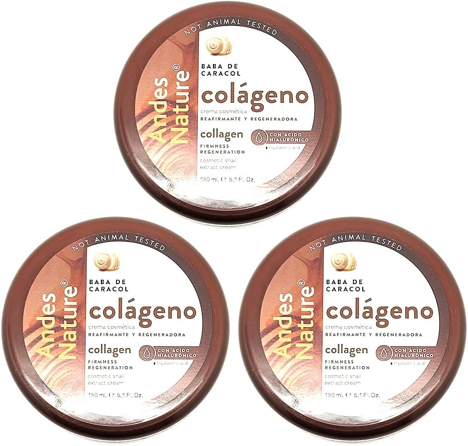 Amazon.com: Baba de Caracol Snail Cream With Collagen Regenerating ...