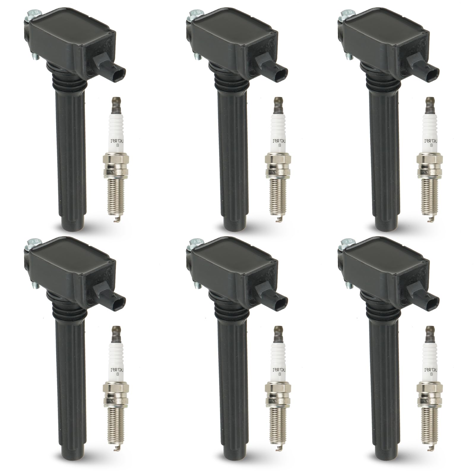 Amazon.com: Hurotoms 6PCS Ignition Coil Pack and 6 PCS Iridium Spark ...