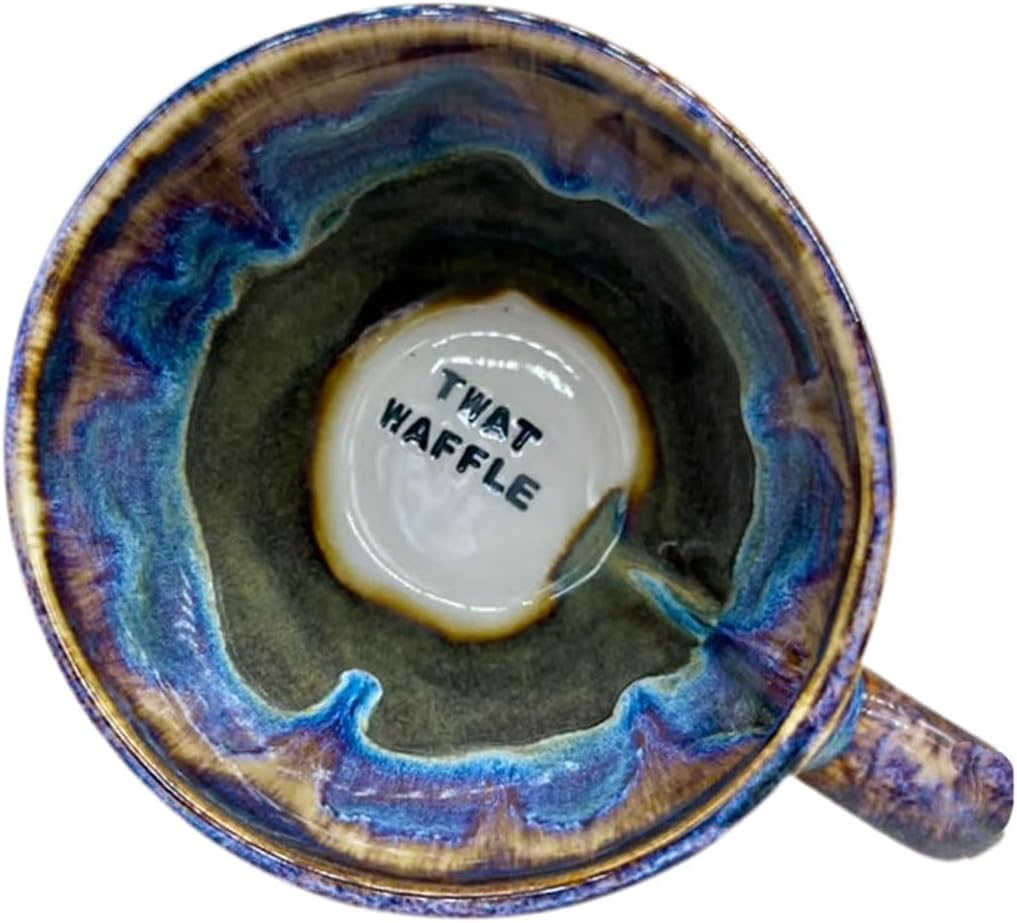 Amazon.com: Jumbo Lightning Sweary Mug,Handmade Lightning glaze mug ...