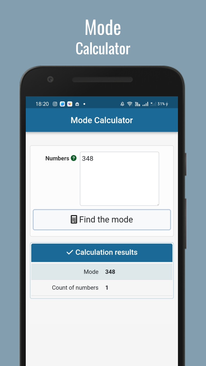 Mode Calculator:Amazon.de:Appstore for Android