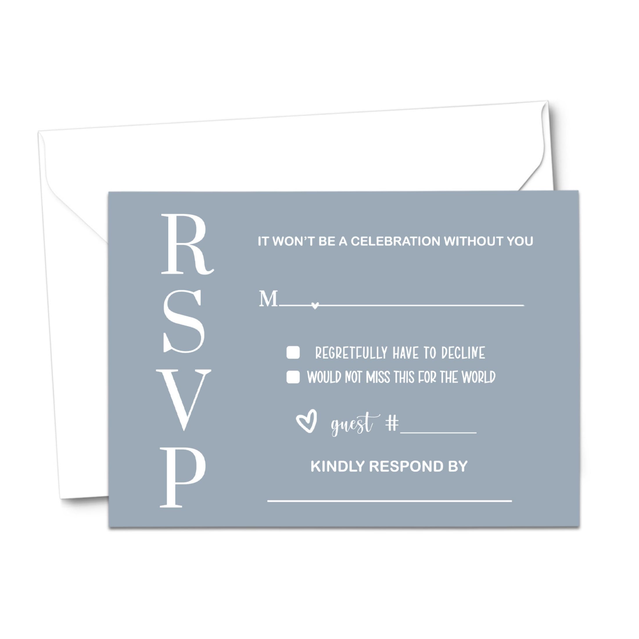 Wording on rsvp cards for wedding invitations | Honestweddingadvice.com