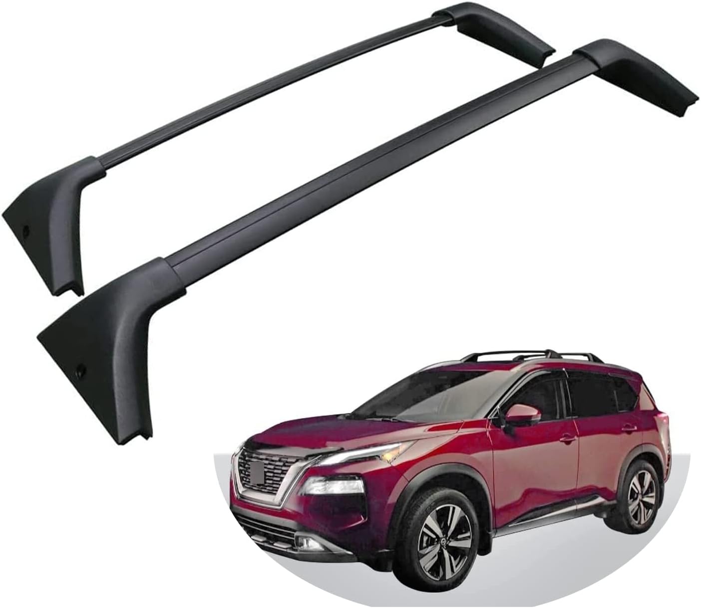Amazon.com: FENQING-Y Roof Rail Racks Cross Bars Fits for Nissan Rogue ...
