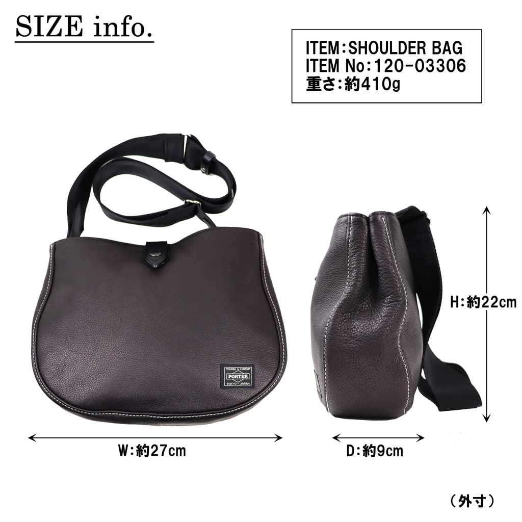 [Porter] Cisco Cisco SHOULDER BAG Shoulder bag 120-03306 Black/10 W27 × ...