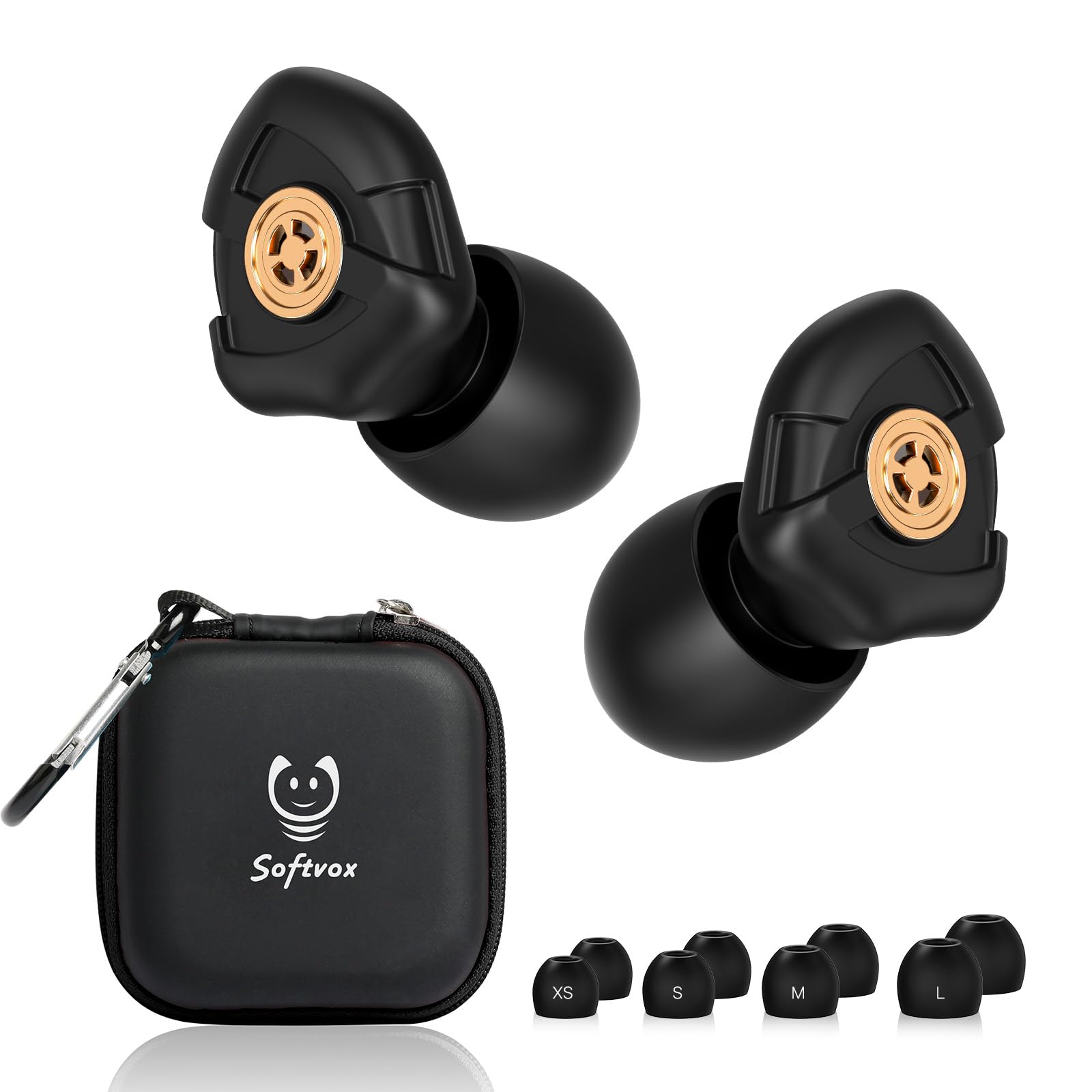 Amazon.com: softvox Concert Ear Plugs, High Fidelity Hearing Protection ...