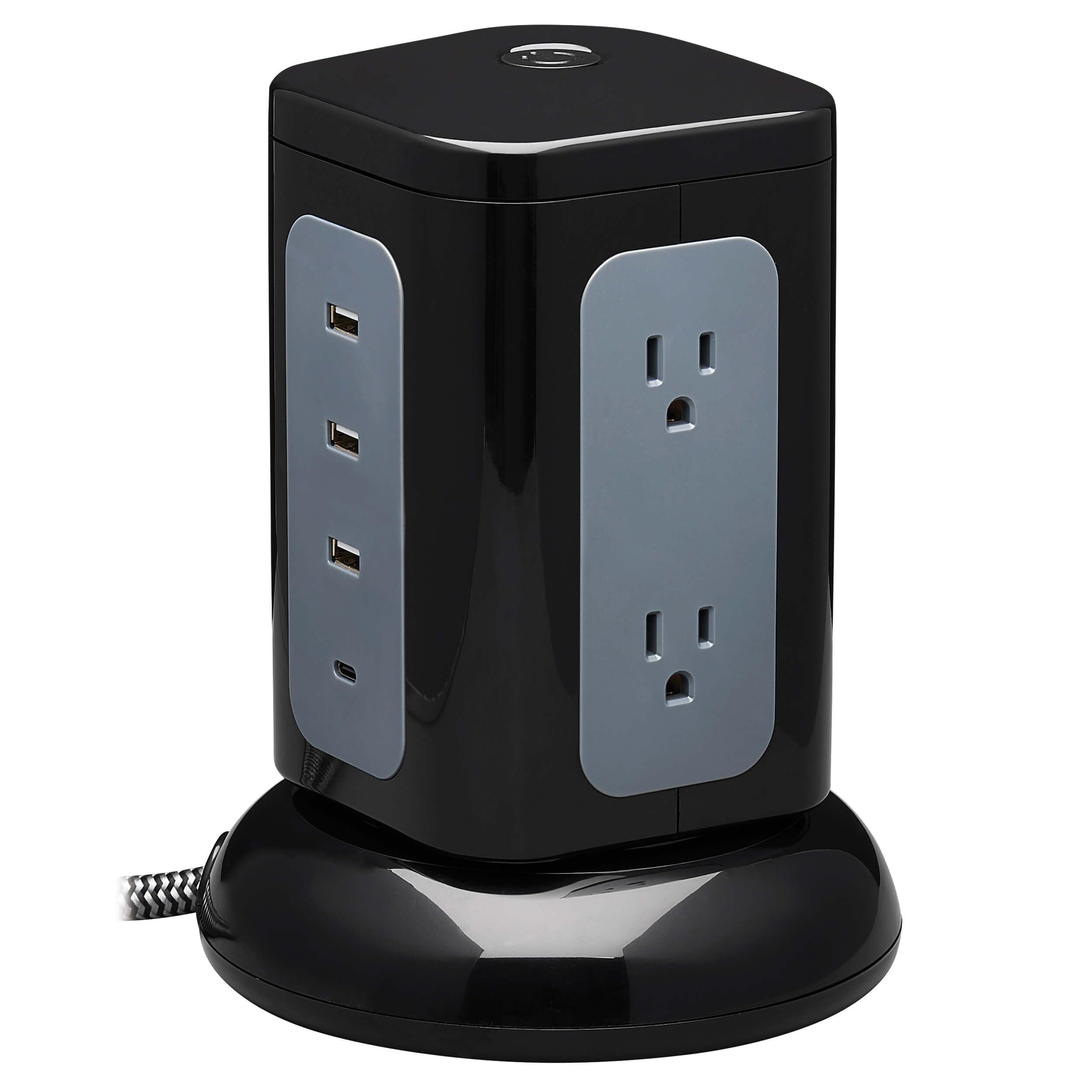 Amazon.com: Tripp Lite TLP606UCTOWER Surge Protector Tower with USB ...