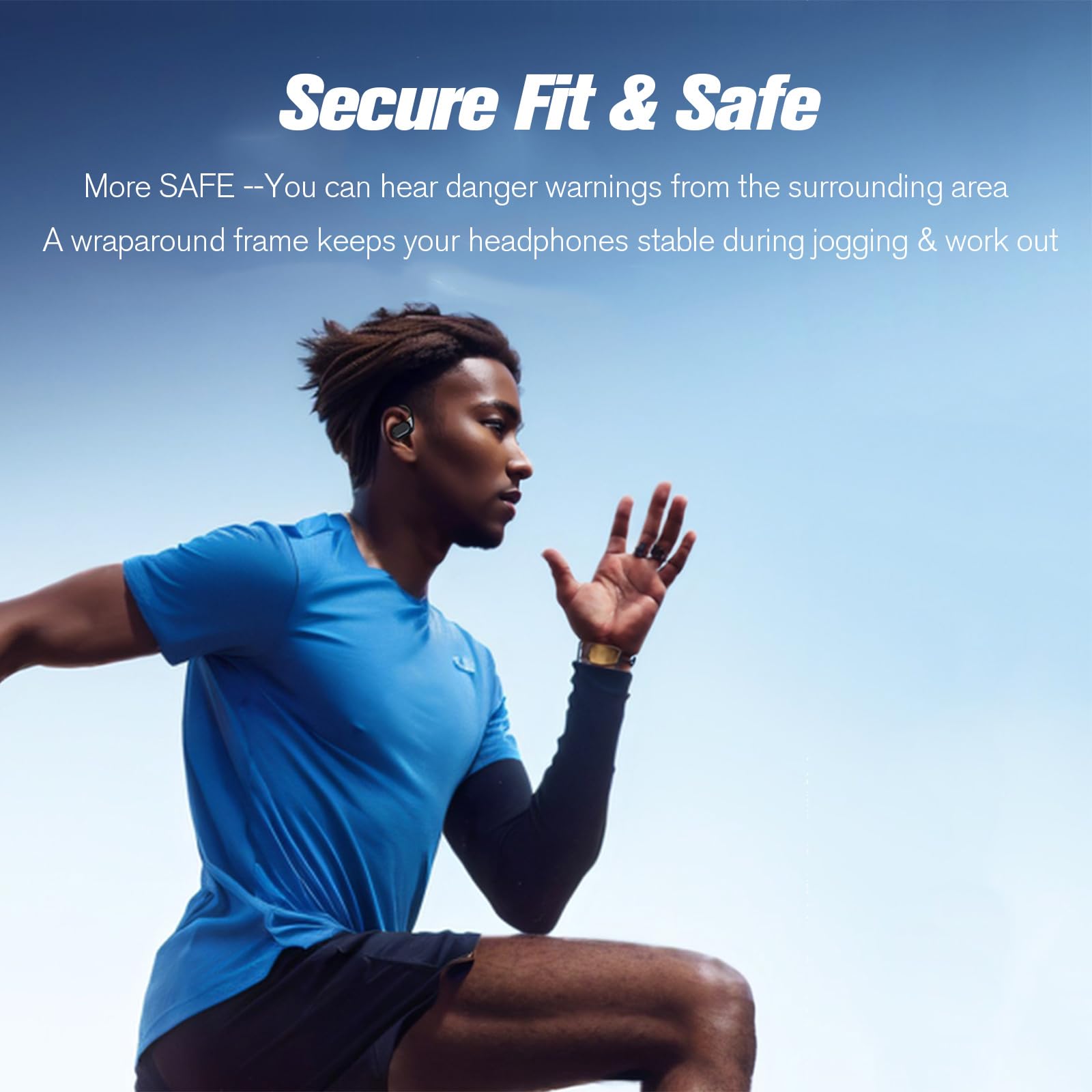 Out Of Ear Headphones Outside Open Ear Earbuds Wireless Earless ...