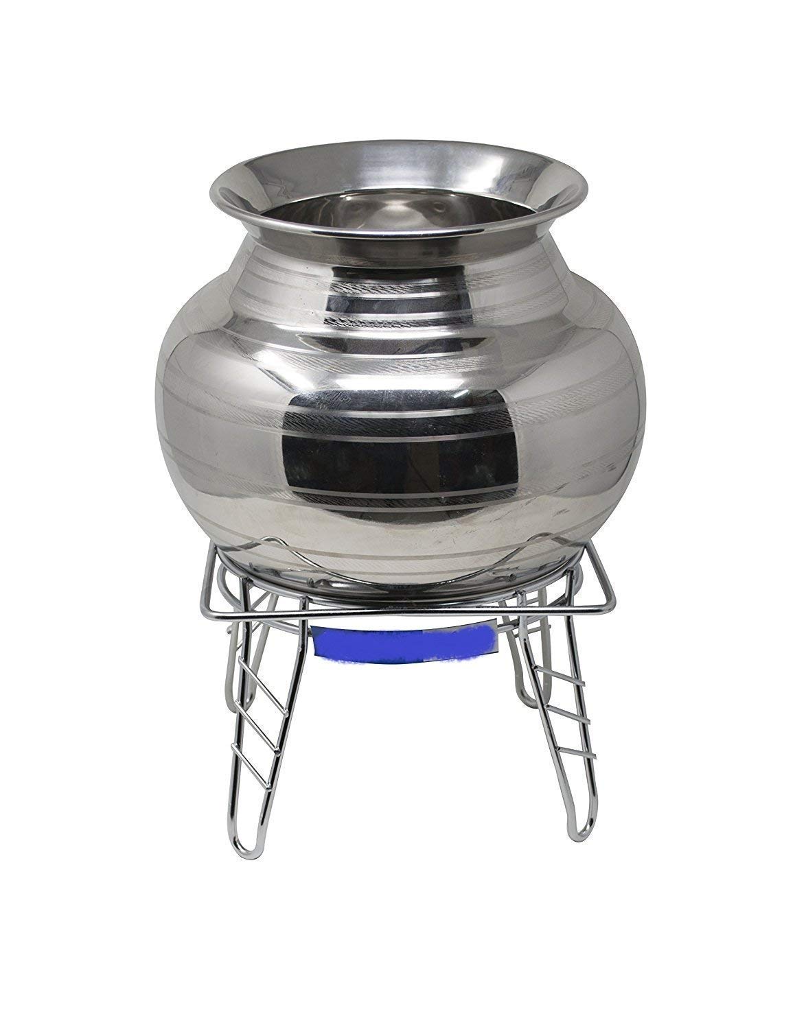 Dinta Mall Stainless Steel Matka Stand Pot Stand Water Pot and Matka ...