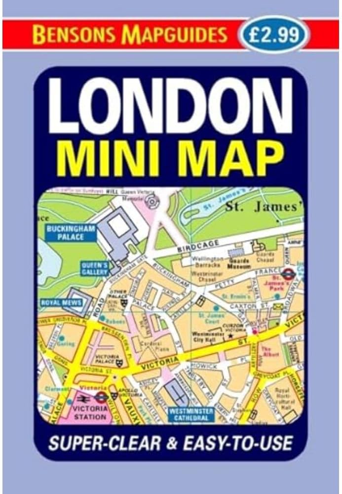 Amazon.com : Bensons MapGuides London Mini Map - Fold-Out Street Map ...