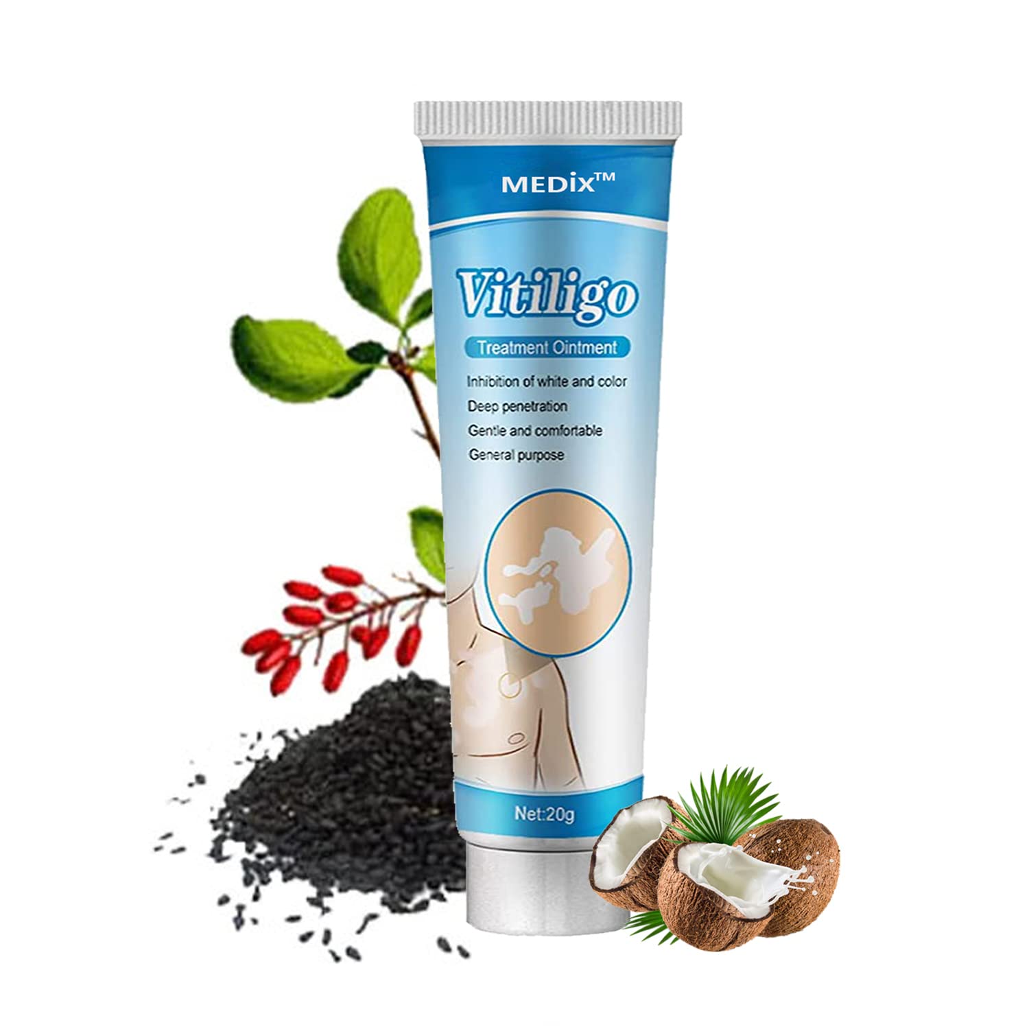 Buy MEDix Vitiligo Cream, MEDix's Vitiligo Cream, White Spot Cream ...