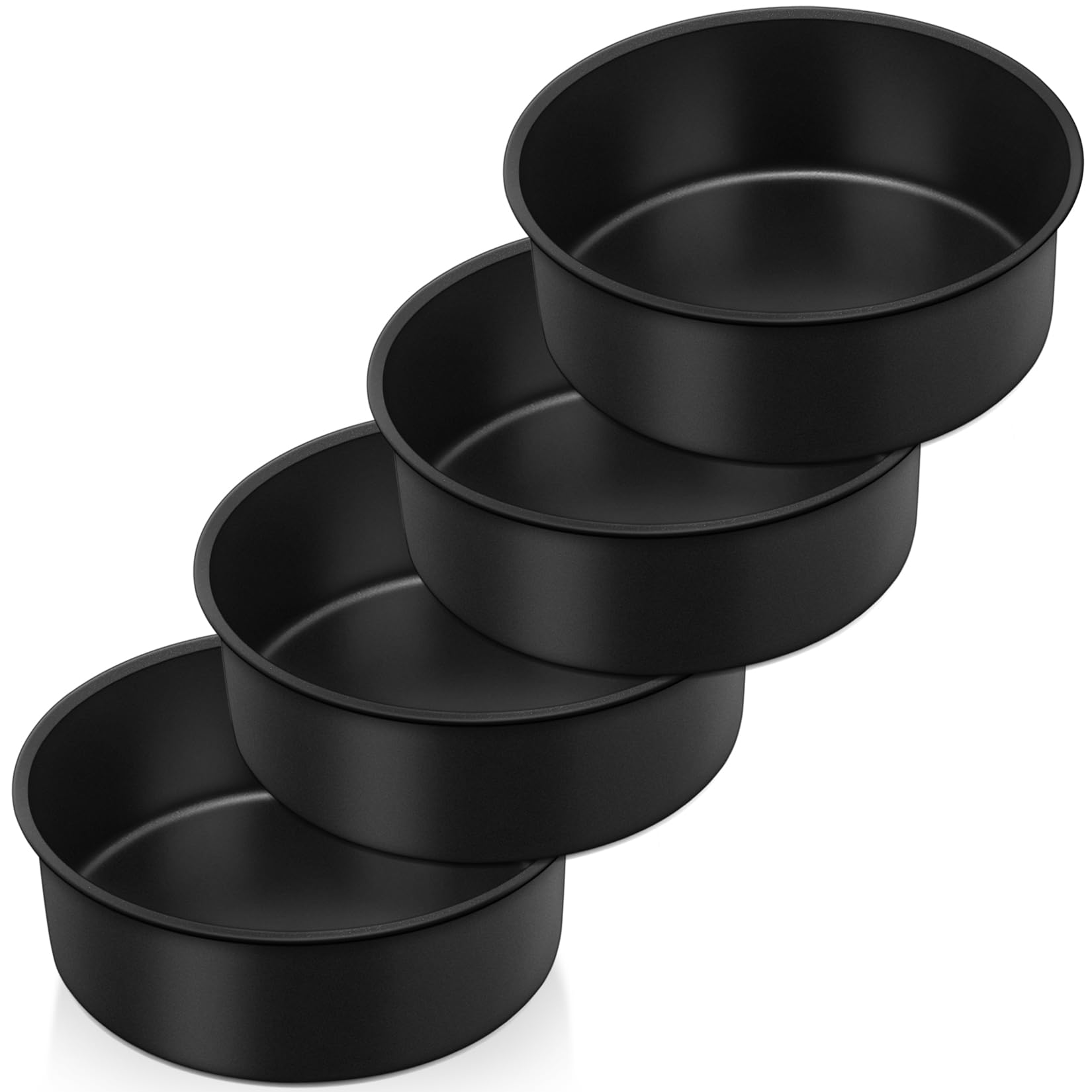 Amazon.com: P&P CHEF 6 Inch Cake Pans, Non-Stick Round Baking Pan ...