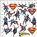 Amazon.com: Superman Character Poses 50CT Sticker Pack Large Deluxe ...