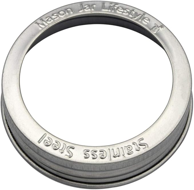 Amazon.com: Stainless Steel Rust Proof Bands/Rings for Mason, Ball ...
