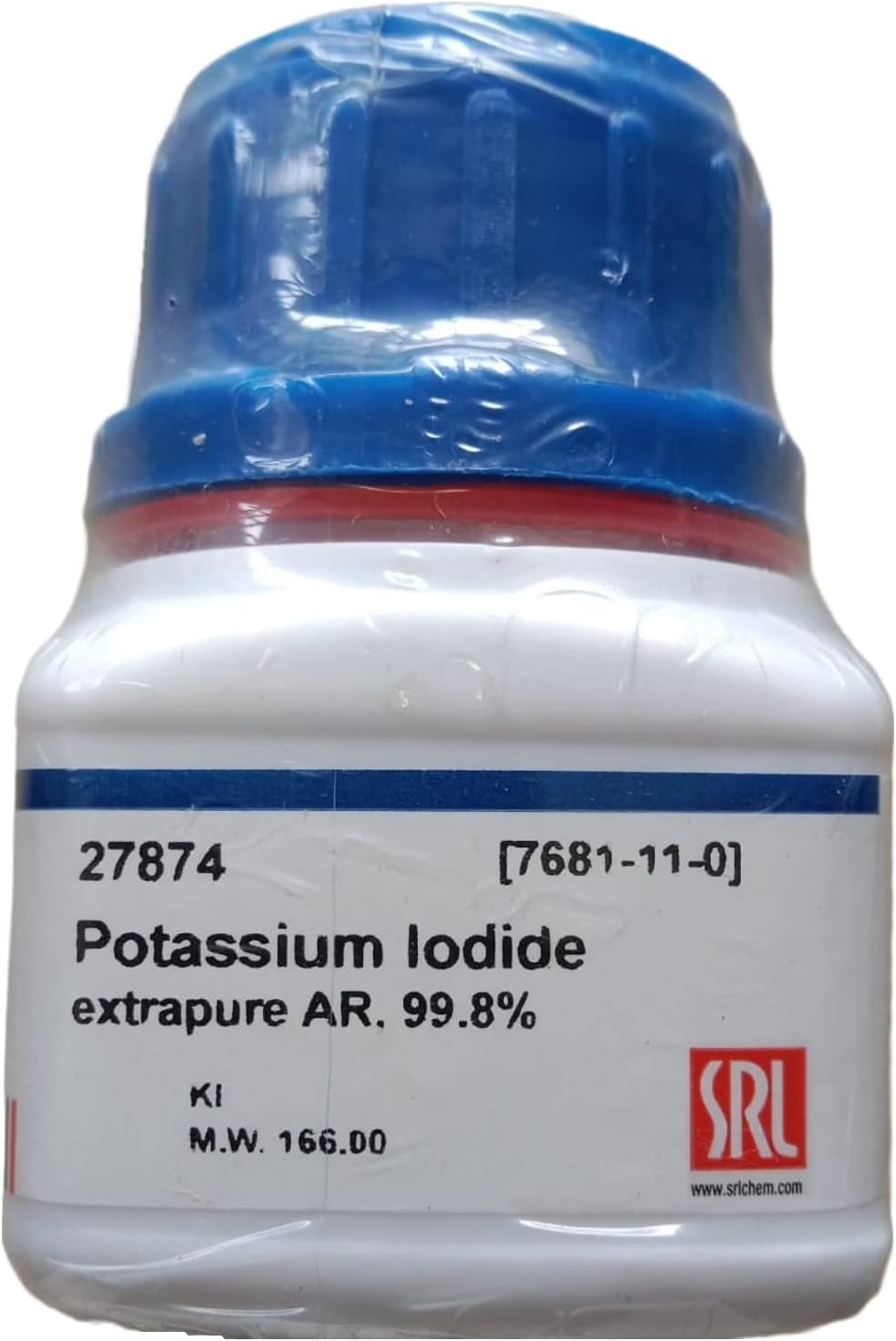 SRL Potassium Iodide extrapure 25GM ACS Grade, 99.8% Purity (CAS 7681 ...