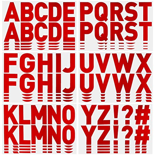 Snapklik.com : 232 Pieces 24 Sheets Large Letter Stickers Big Font ...