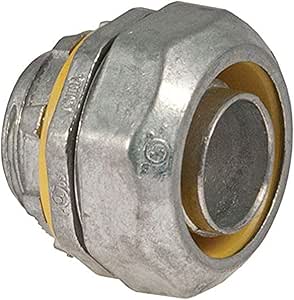 Hubbell-Raco 3403DC Liquid Tight Connector, Die Cast Zinc, 3/4" (Pack ...