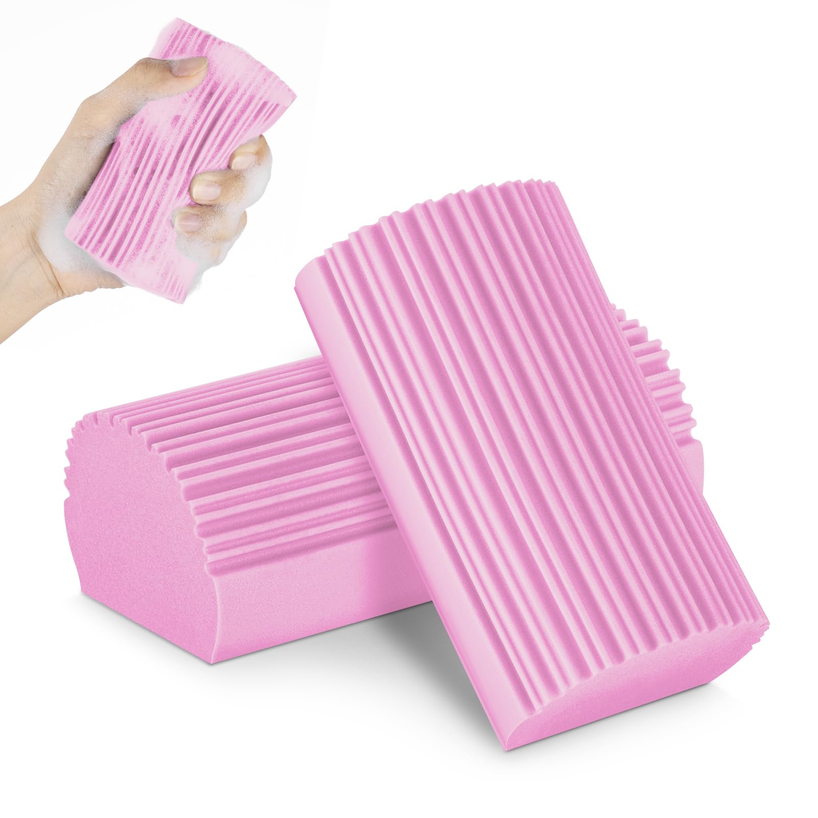 Snapklik.com : 2-Pack Damp Clean Duster Sponge, Magic Eraser Sponge ...