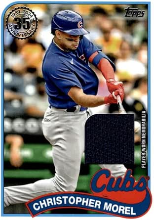 Amazon.com: 2024 TOPPS 1989 BASEBALL RELICS #89BR-CM CHRISTOPHER MOREL ...