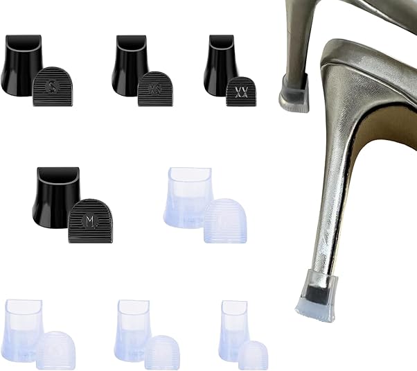 Amazon.com: 8 Pairs High Heel Protectors, Non-Slip Anti-Noise Heel Caps ...