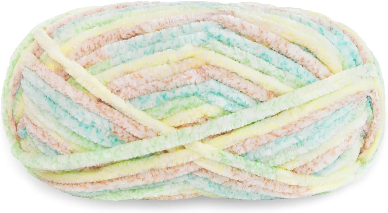 Amazon.com: Franel Velvet Yarn Crocheting Fuzzy Yarn, Premier Plush ...