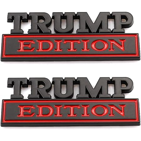 Amazon.com: GeeGeeTop Universal Trump Edition Emblem Sticker ...