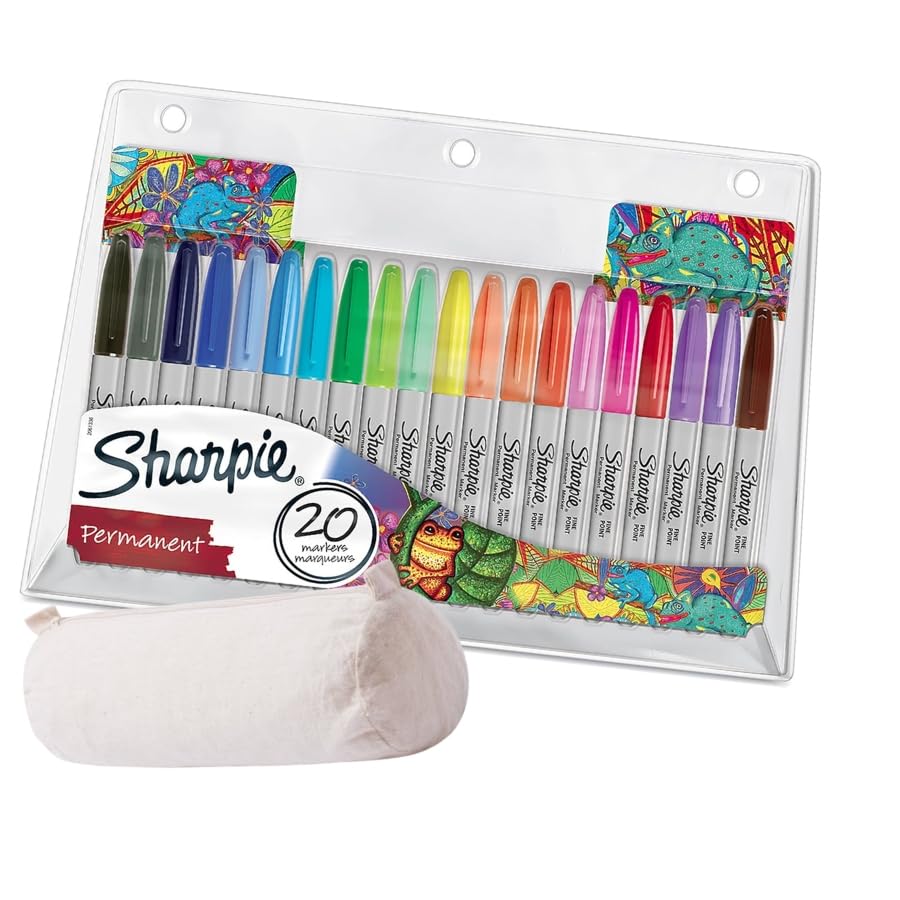 Sharpie Permanent Marker Set | Exclusive Colour Assortment | Fine Point ...