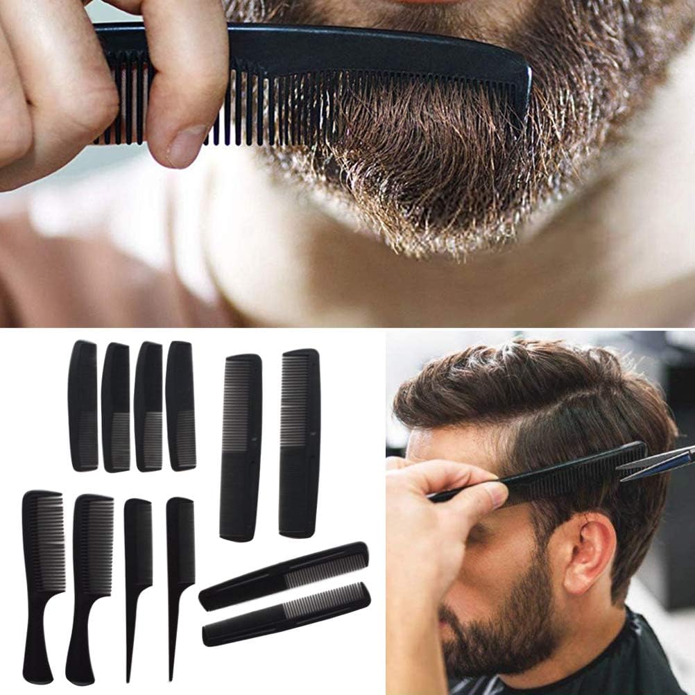 12pcs – Anti-Static Comb Set – 5 Different types of Unbreakable combs ...