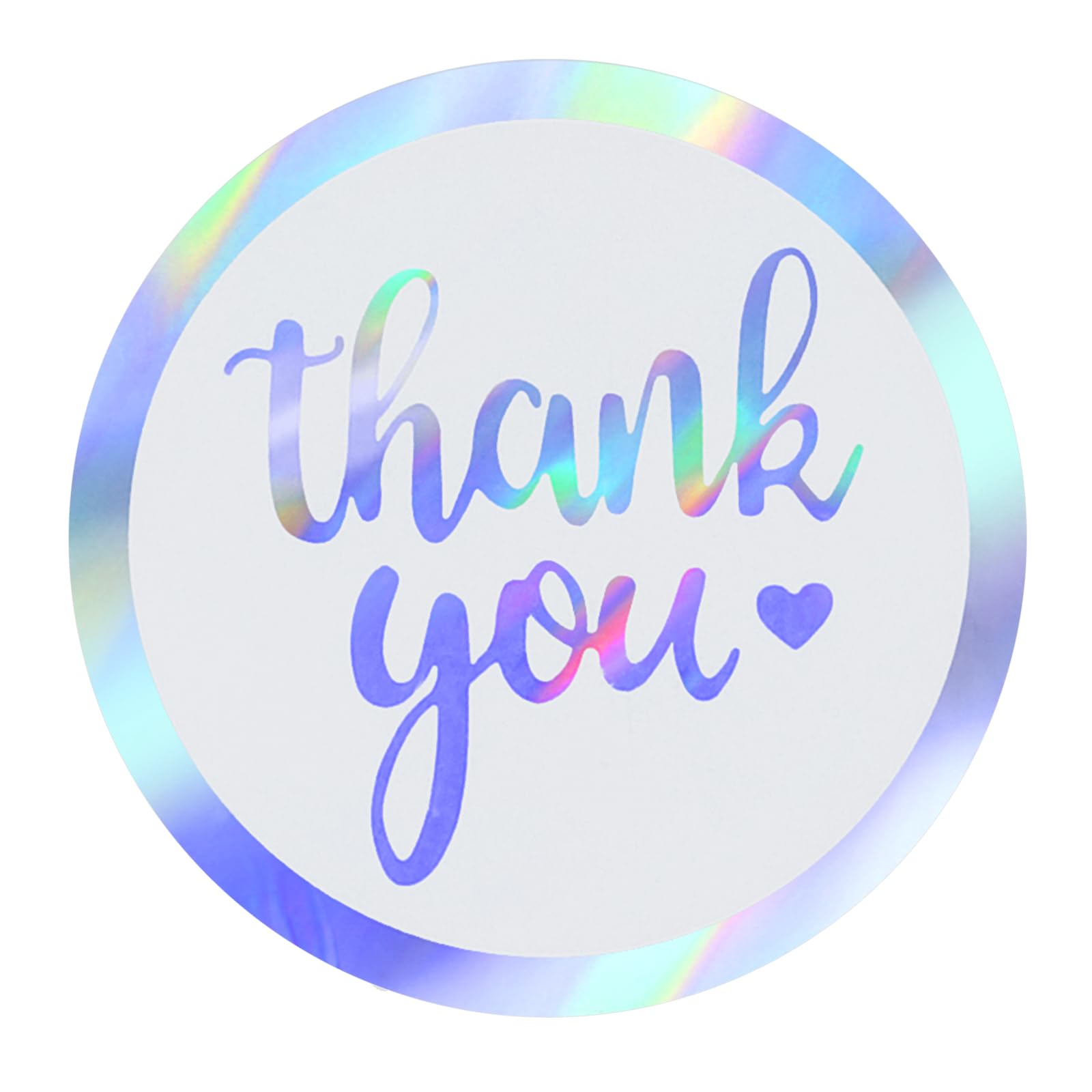 Amazon.com: joycraft 120Pcs Thank You Stickers, 2 inch Holographic ...