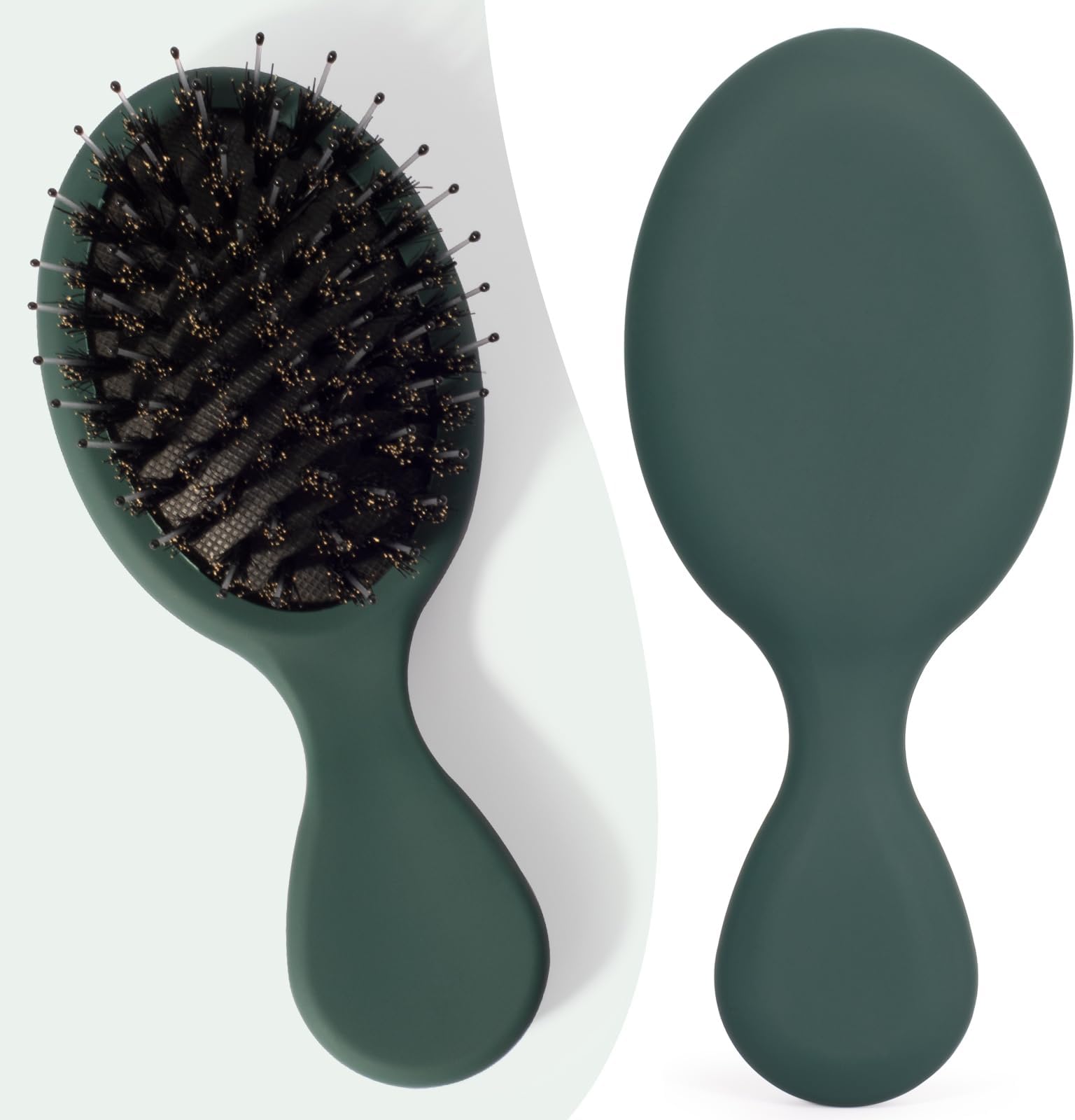 Amazon.com : Mini Boar Bristle Hair Brush - Boar & Nylon Bristle Small ...