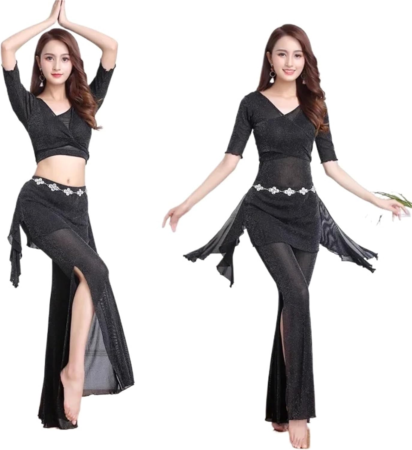 Belly Dance Suit Belly Dance Clothing Practice Clothing Large Size Suit ...