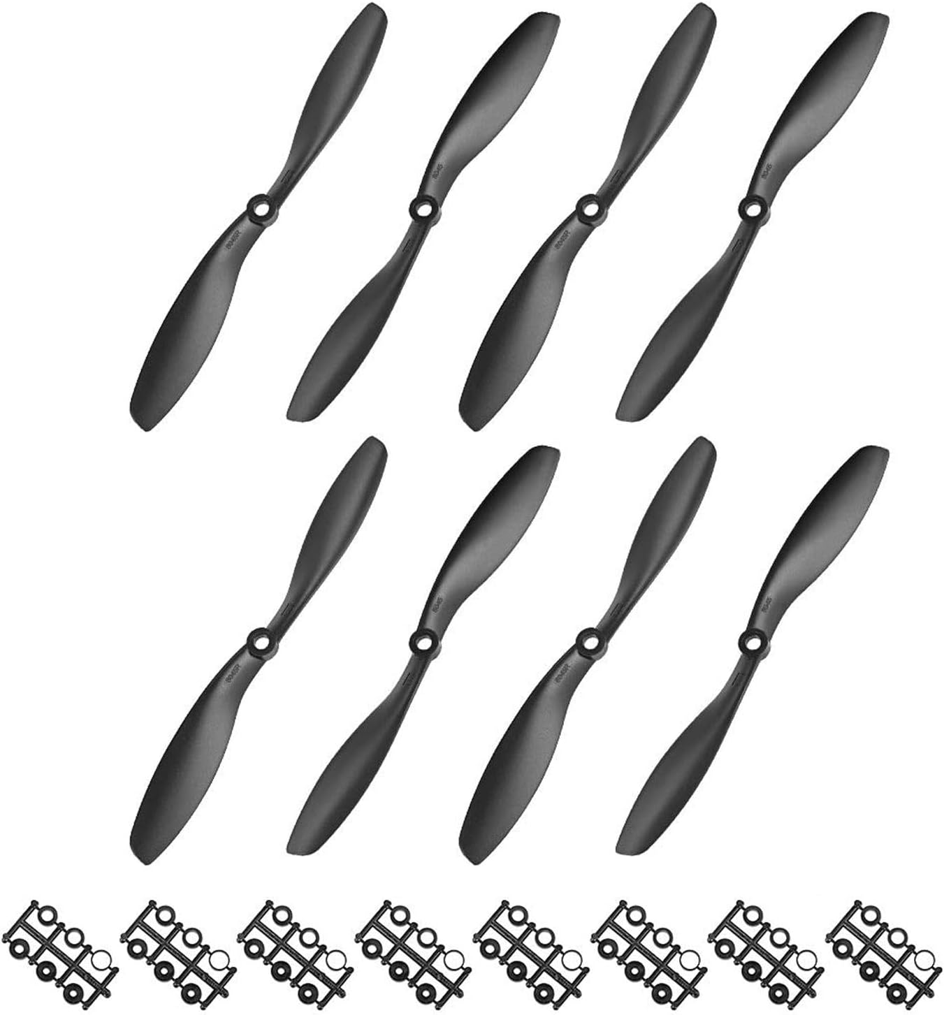 Amazon.com: TOP-VIGOR 8pcs CW CCW RC Propellers 8045 8 x 4.5 Inch 2 ...