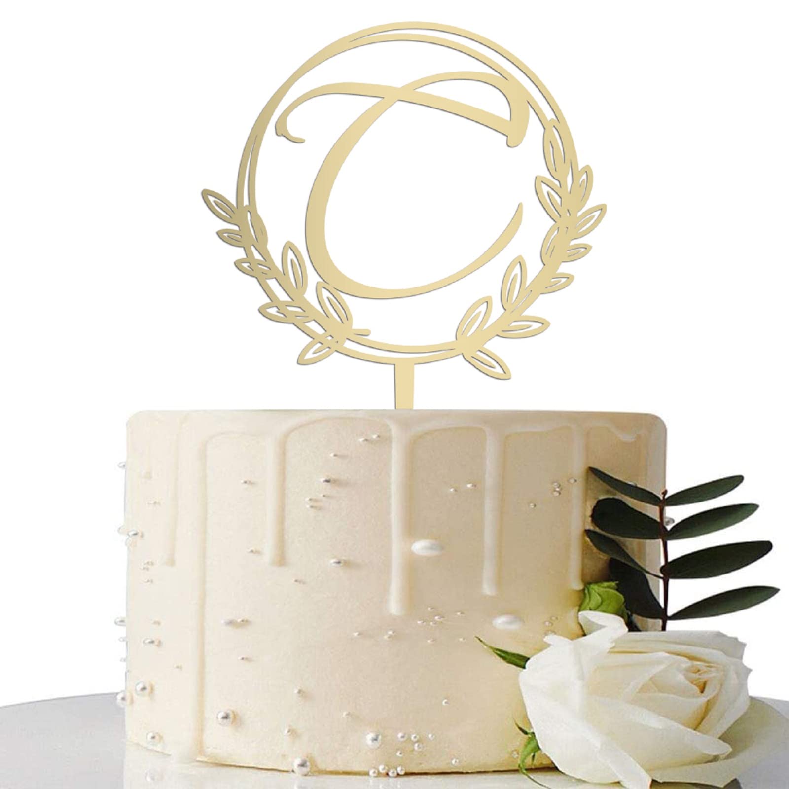 Monogram Wedding Cake Toppers C