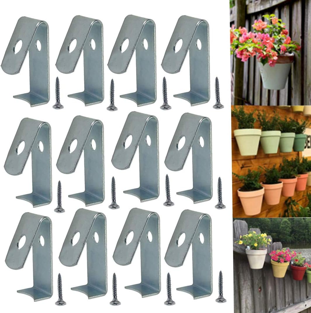 Amazon.com: Yiautao Flower Pot Clips - Holds 5" to 8" Standard Terra ...