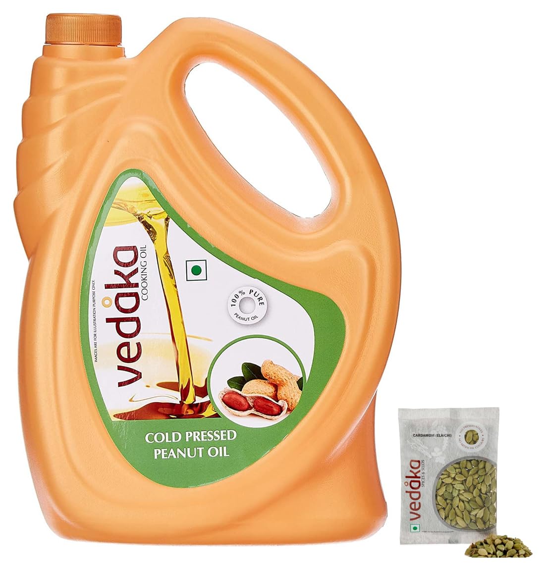 Amazon Brand - Vedaka Cold Pressed Groundnut (Peanut) Oil, 5 liters ...