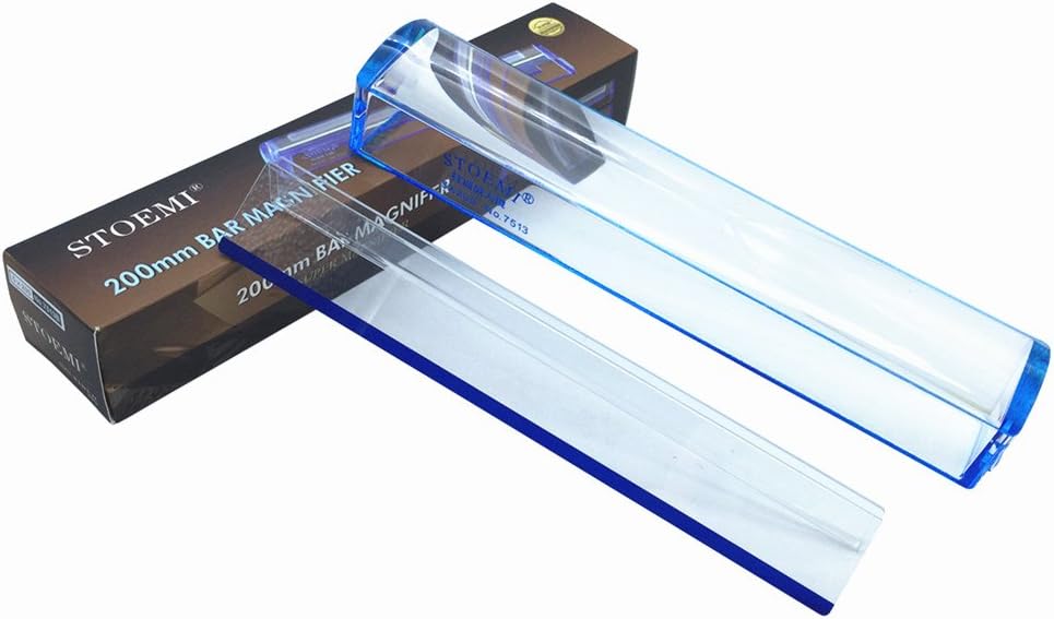 Amazon.com: 8 Inch Magnifier with Reading Tracking Line, Blue Raised ...